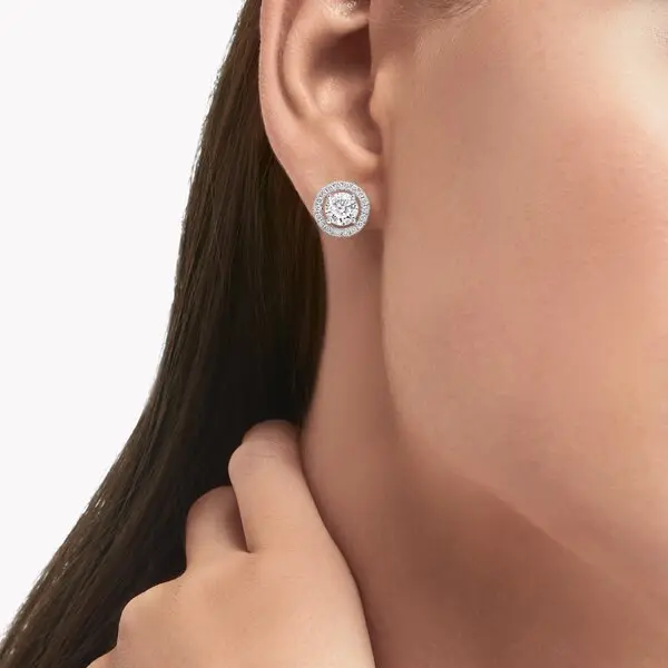 Graff Constellation Round Diamond Stud Earrings