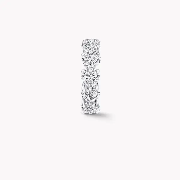 Graff Heart Shape Diamond Wedding Band