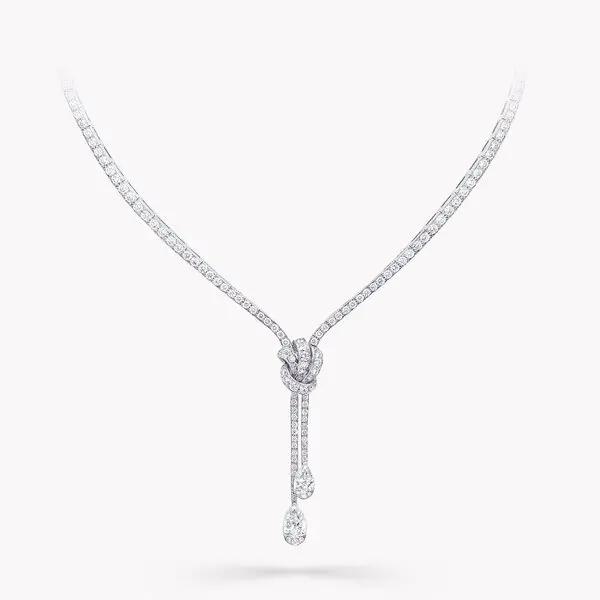 Graff Tilda’s Bow Diamond Necklace - White Gold