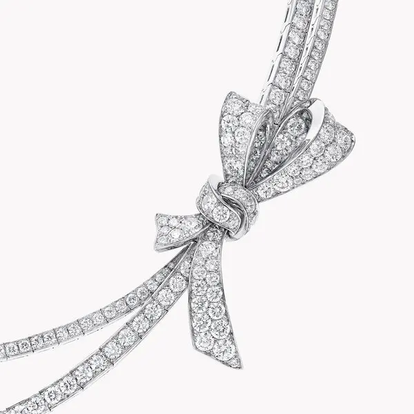 Graff Tilda’s Bow Diamond Necklace