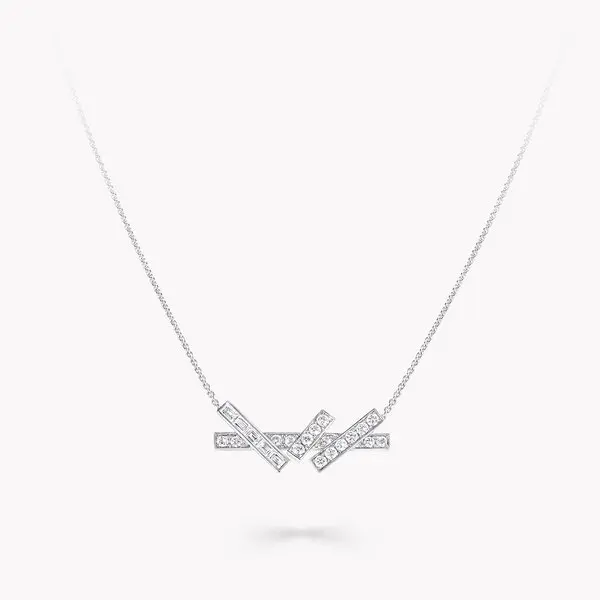 Graff Threads Diamond Pendant - White Gold
