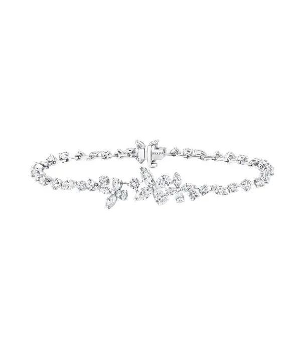 Graff Classic Butterfly Diamond Bracelet - White Gold