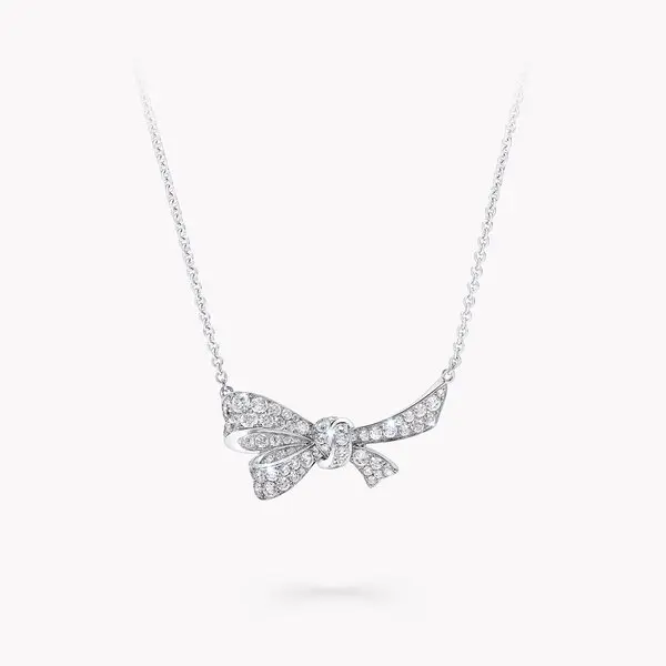 Graff Tilda's Bow Diamond Pendant - White Gold
