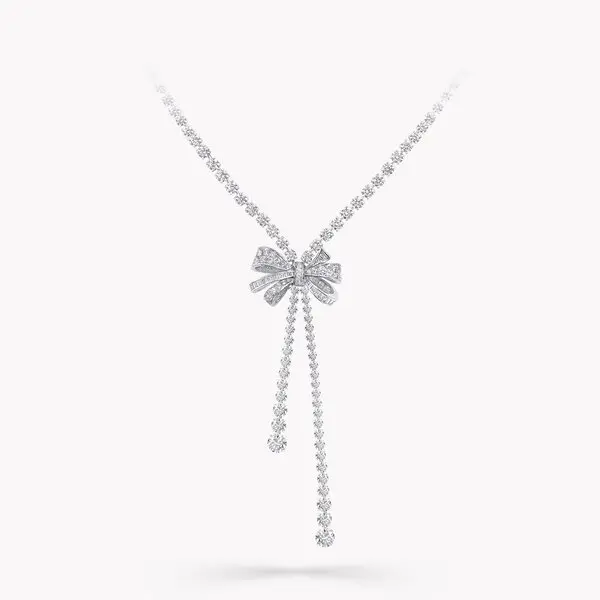 Graff Tilda’s Bow Diamond Necklace - White Gold