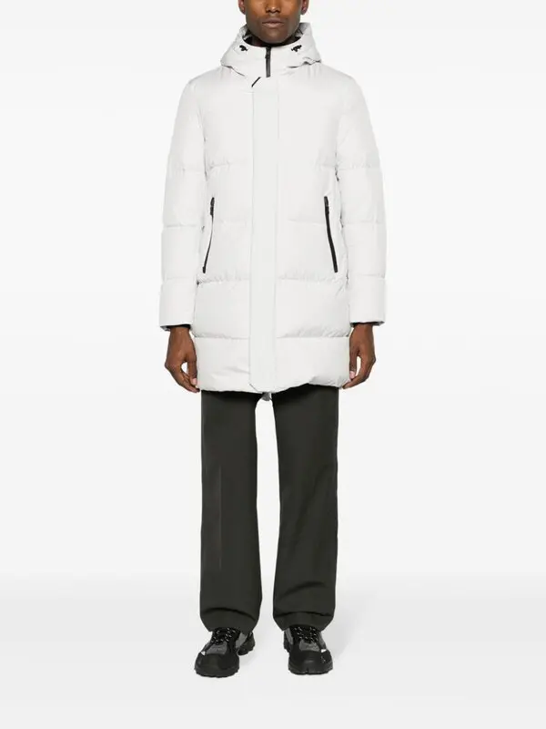 Herno Hooded Padded Parka Coat - Neutrals
