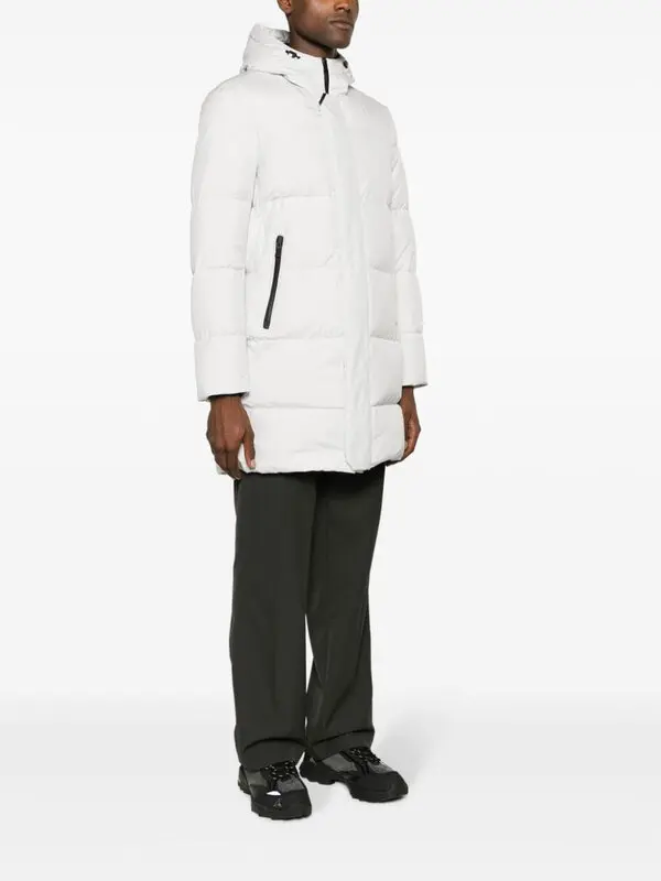Herno Hooded Padded Parka Coat - Neutrals