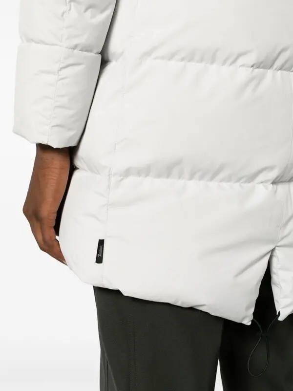 Herno Hooded Padded Parka Coat - Neutrals