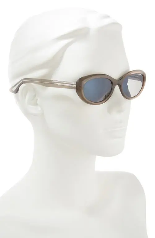 Oliver Spencer X Khaite 1968c 53mm Oval Sunglasses