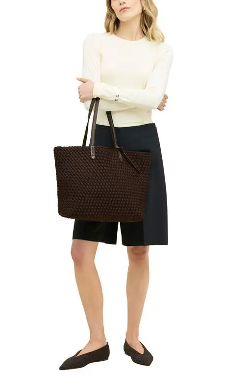 NAGHEDI Jetsetter Small Tote - Chocolate