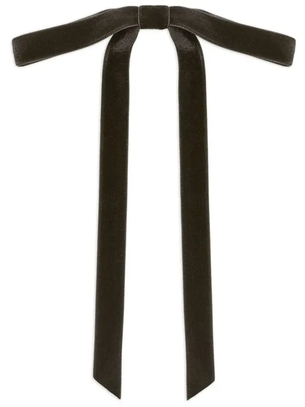 JENNIFER BEHR Aida Bow Barrette - Black