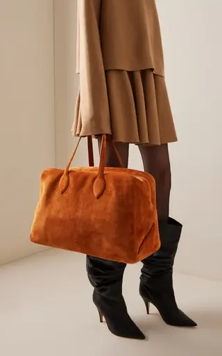 Khaite Maeve Large Weekender Leather Bag