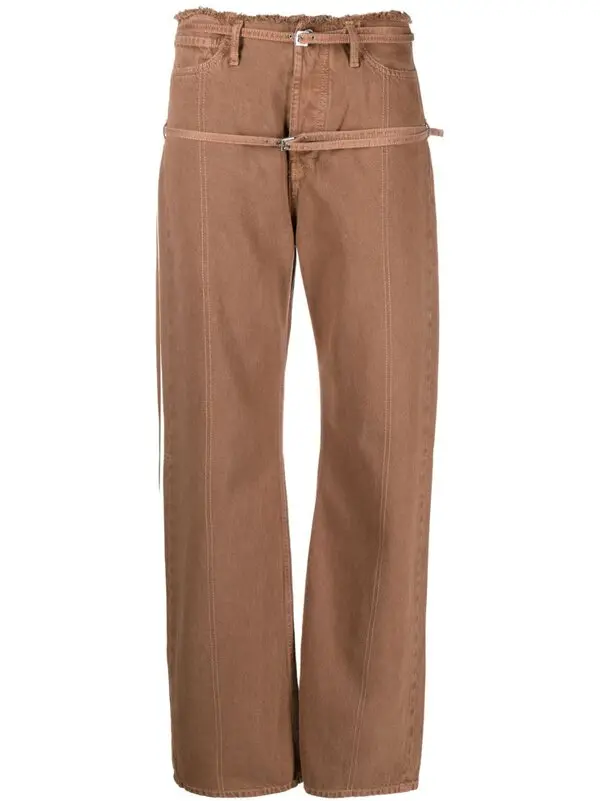 Jacquemus Le De Nîmes Belted Jeans
