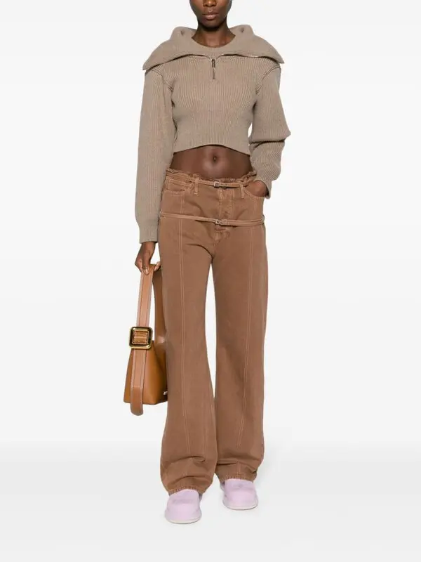 Jacquemus Le De Nîmes Belted Jeans