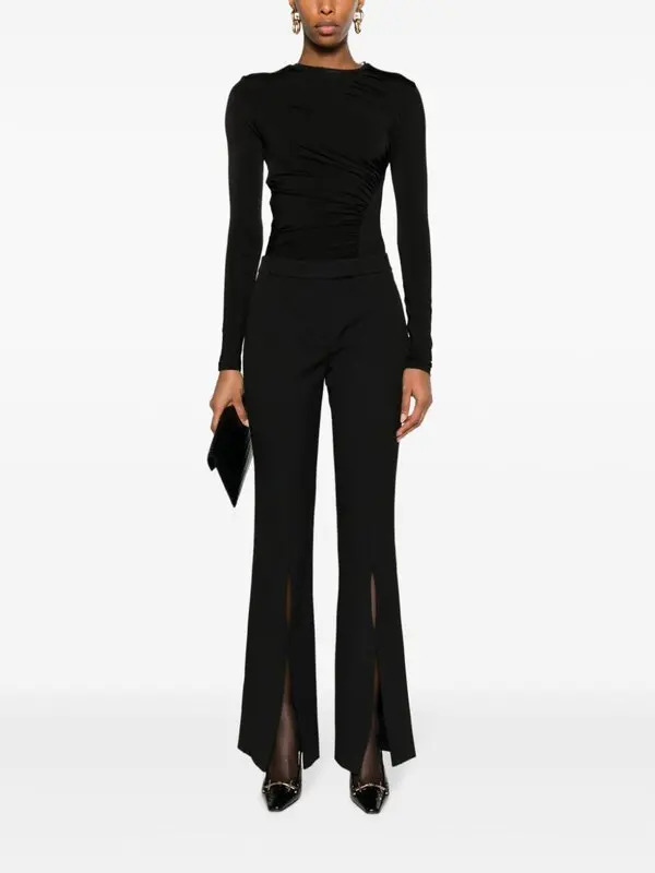 Versace Logo Flared Trousers