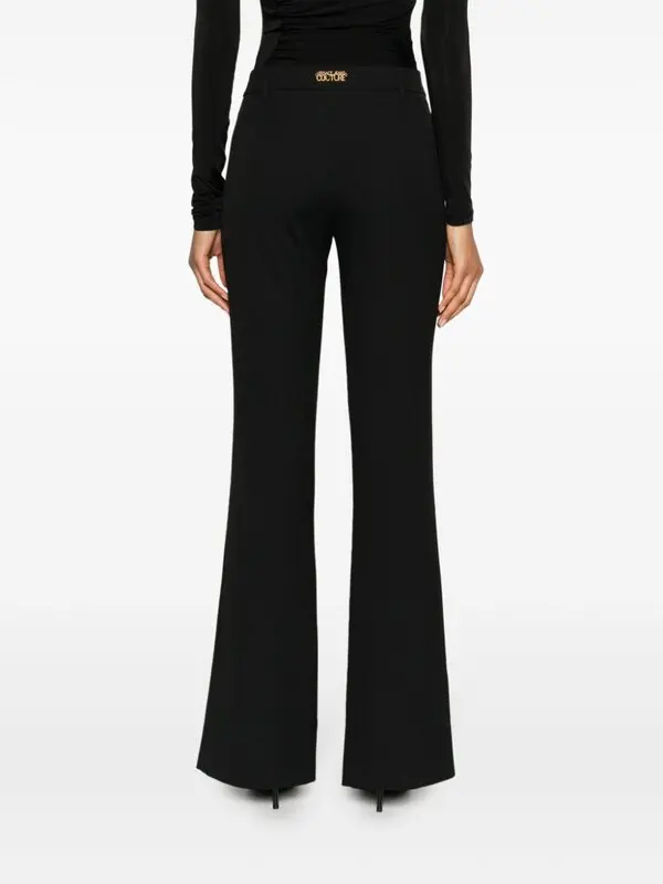 Versace Logo Flared Trousers