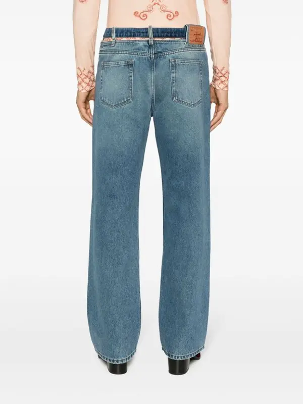 Y/Project Evergreen Y Belt Jeans In Blue - 50% Off | Editorialist