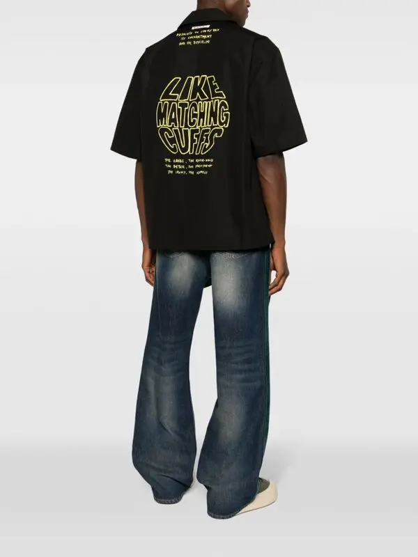 Marni Slogan-print Cotton Shirt