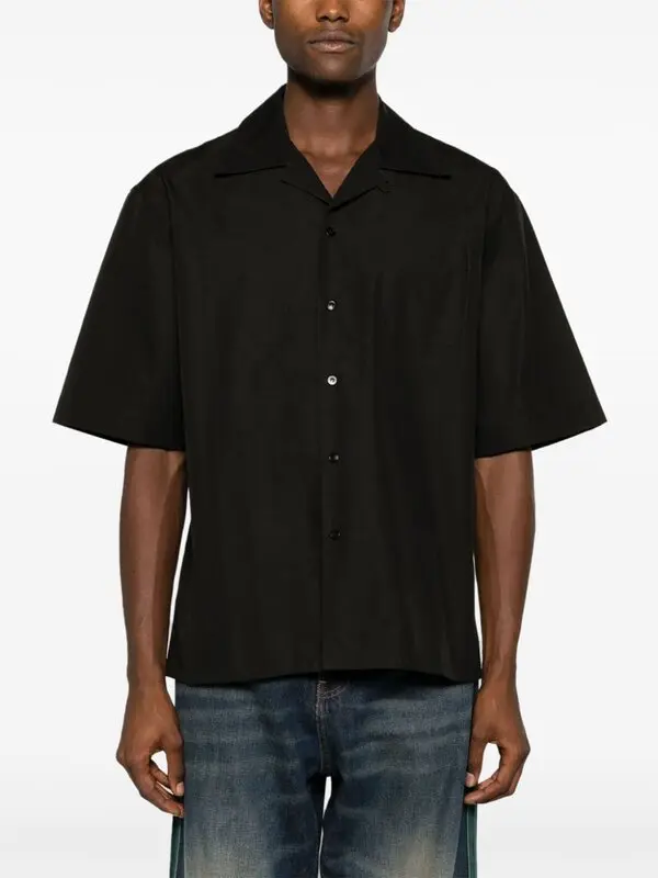 Marni Slogan-print Cotton Shirt