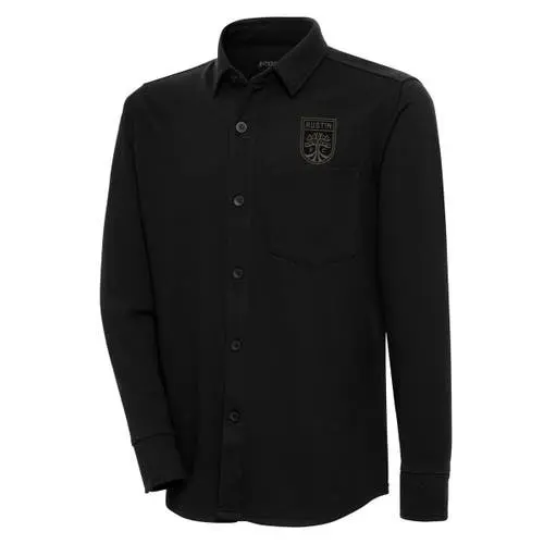 ANTIGUA Austin Fc Streamer Diamond Button-up Shacket
