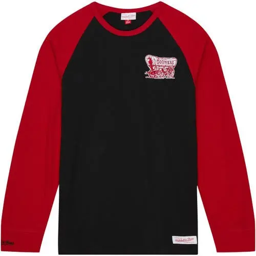 Mitchell & Ness Oklahoma Sooners Legendary Slub Raglan Long Sleeve T-shirt