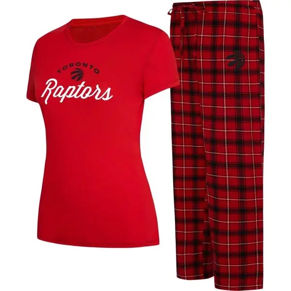 COLLEGE CONCEPTS Toronto Raptors Sleep Set - Red