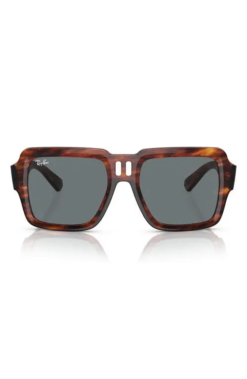 Ray-ban Magellan 54mm Square Sunglasses - Striped Havana
