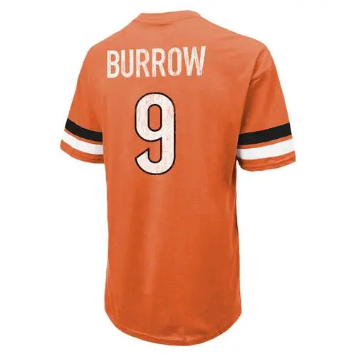 MAJESTIC THREADS Joe Burrow Cincinnati Bengals Name & Number Oversize Fit T-shirt