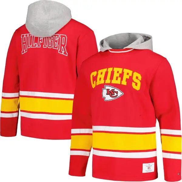 Tommy Hilfiger Kansas City Chiefs Ivan Fashion Pullover Hoodie - Red