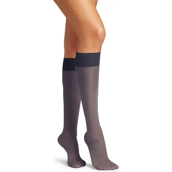 Wolford Satin Touch Knee Highs - Admiral