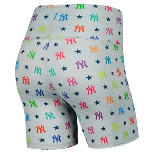 Terez New York Yankees Tlc Rainbow Shorts