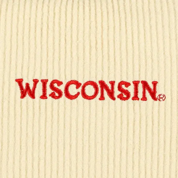 LEAGUE COLLEGIATE WEAR Wisconsin Badgers Timber Cropped Pullover Sweatshirt