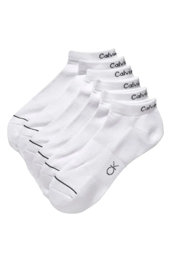 Calvin Klein 6-pack Performance Low Cut Socks