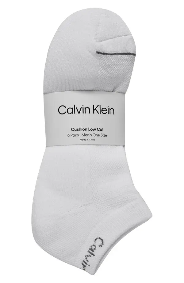 Calvin Klein 6-pack Performance Low Cut Socks