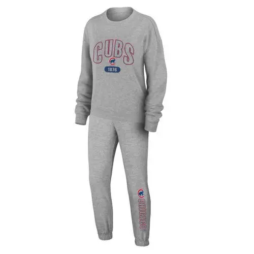 WEAR BY ERIN ANDREWS Chicago Cubs Knitted Lounge Set