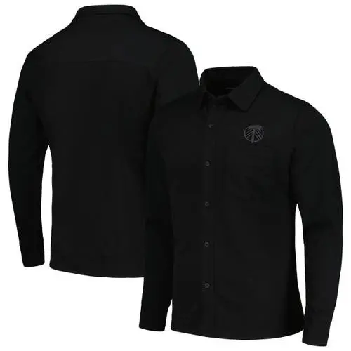 ANTIGUA Portland Timbers Streamer Diamond Button-up Shacket