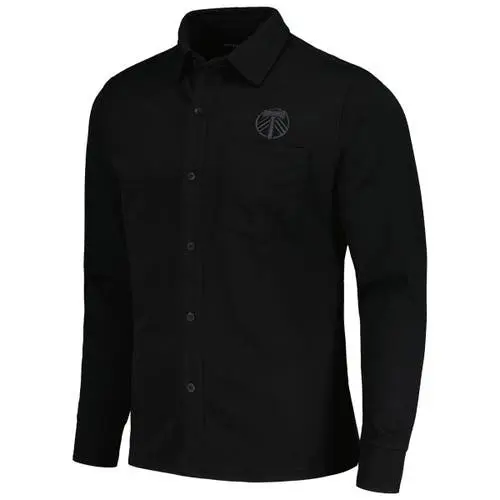 ANTIGUA Portland Timbers Streamer Diamond Button-up Shacket