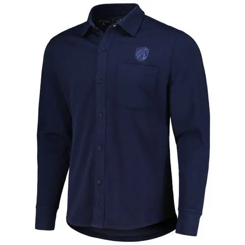 ANTIGUA St. Louis City Sc Streamer Diamond Button-up Shacket