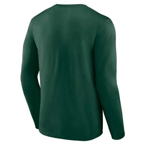 Profile Michigan State Spartans Big & Tall Two-hit Graphic Long Sleeve T-shirt