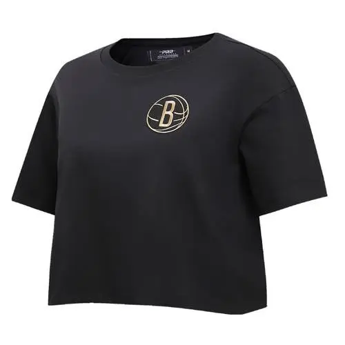 PRO STANDARD Brooklyn Nets Holiday Glam Boxy T-shirt