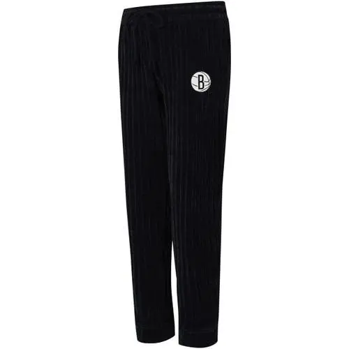 COLLEGE CONCEPTS Brooklyn Nets Graphic Relaxed Fit Polyester Pants