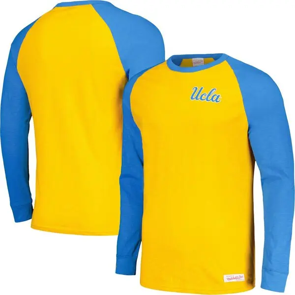 Mitchell & Ness Ucla Bruins Legendary Slub Raglan Long Sleeve T-shirt