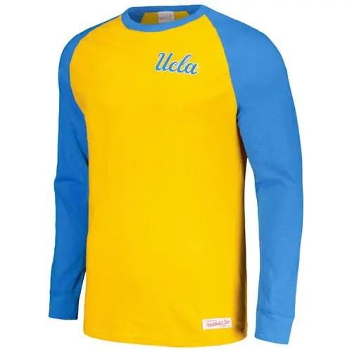 Mitchell & Ness Ucla Bruins Legendary Slub Raglan Long Sleeve T-shirt