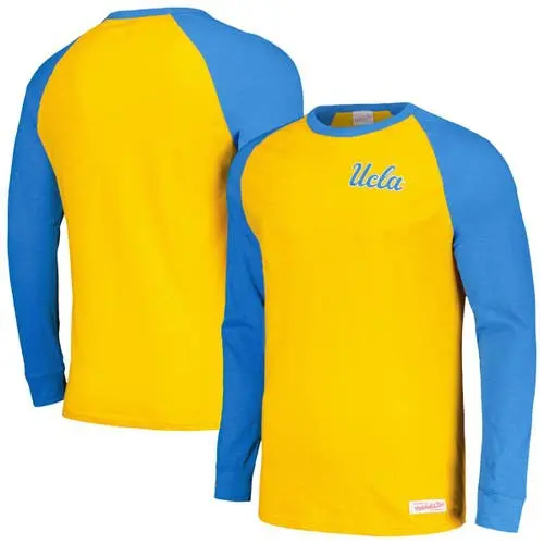 Mitchell & Ness Ucla Bruins Legendary Slub Raglan Long Sleeve T-shirt