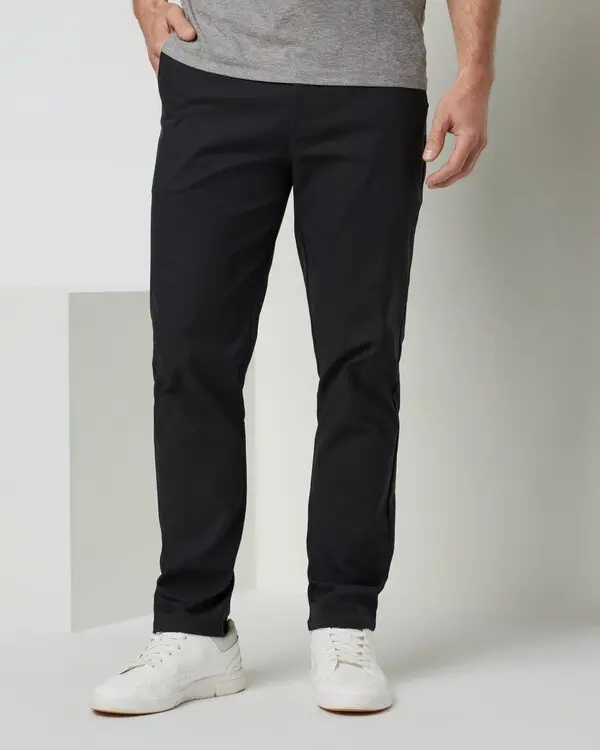 Vuori Cascade Tech Chino Pants Athletic Slim Fit - Black