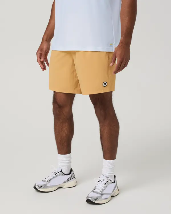 Vuori Kore Lined Shorts - Brass Solid
