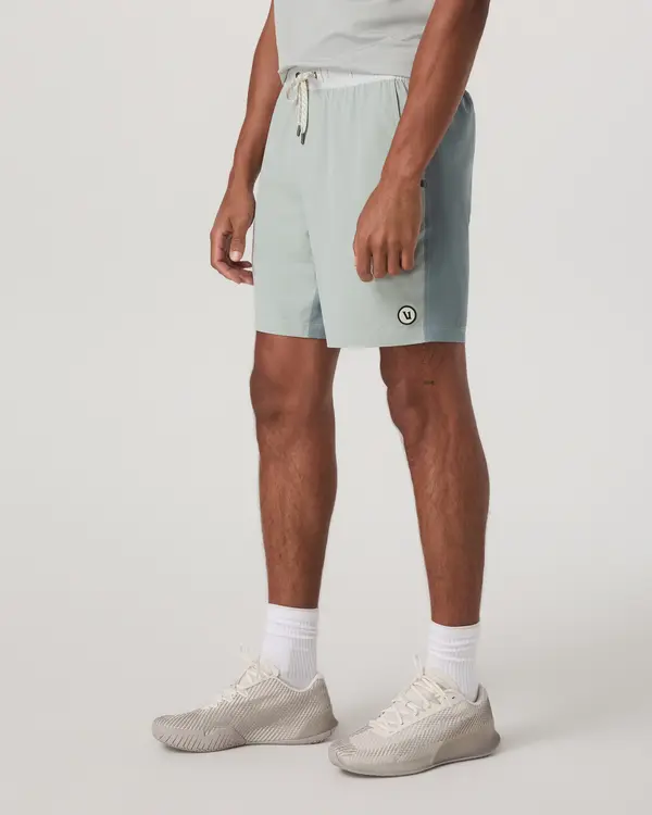 Vuori Kore Lined Shorts - Storm Blue Color Block