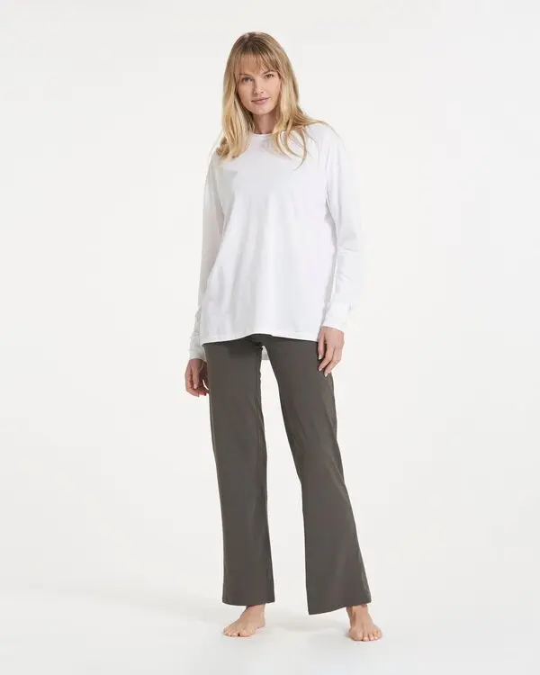 Vuori Long-sleeve Tee - White