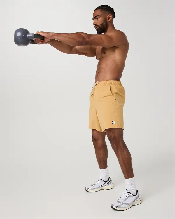Vuori Kore 7" Unlined Shorts - Brass Solid
