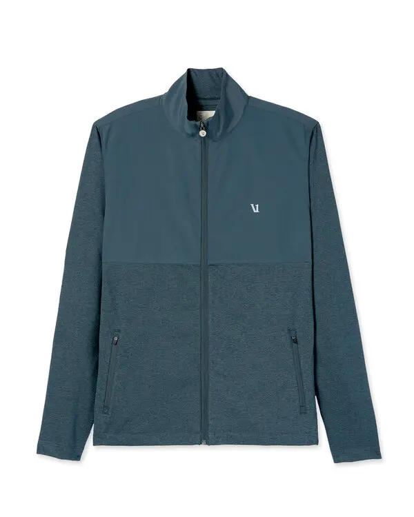 Vuori Sunday Eleent Track Jacket - Grove Heather