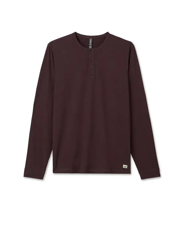 Vuori Long Sleeve Performance Henley